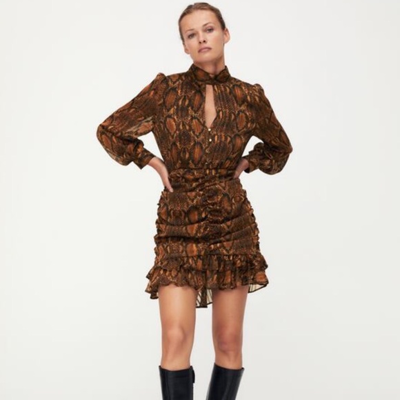 Zara | Dresses | Animal Print Mini Dress | Poshmark